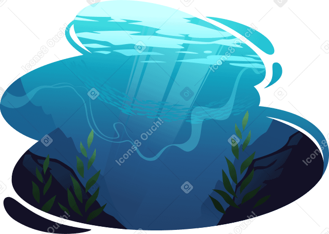 Underwater world background Illustration in PNG, SVG Underwater world background Illustration in PNG, SVG