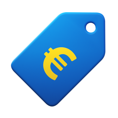 Price tag euro Illustration in PNG, SVG