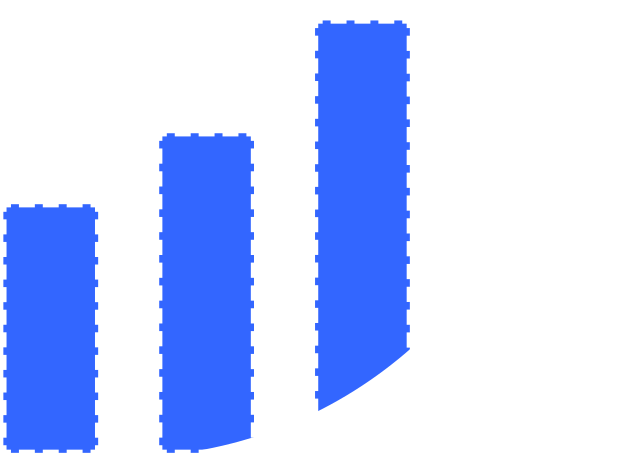 Up arrow chart Illustration in PNG, SVG