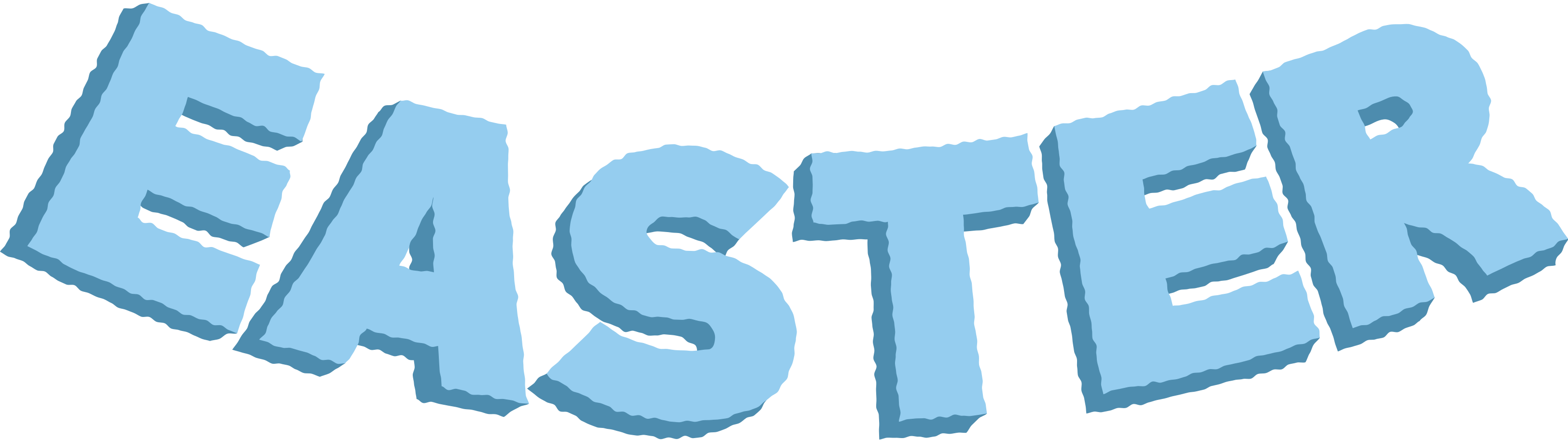 Easter word Illustration in PNG, SVG