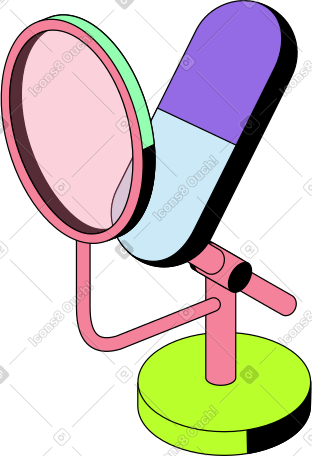 Studio microphone PNG, SVG