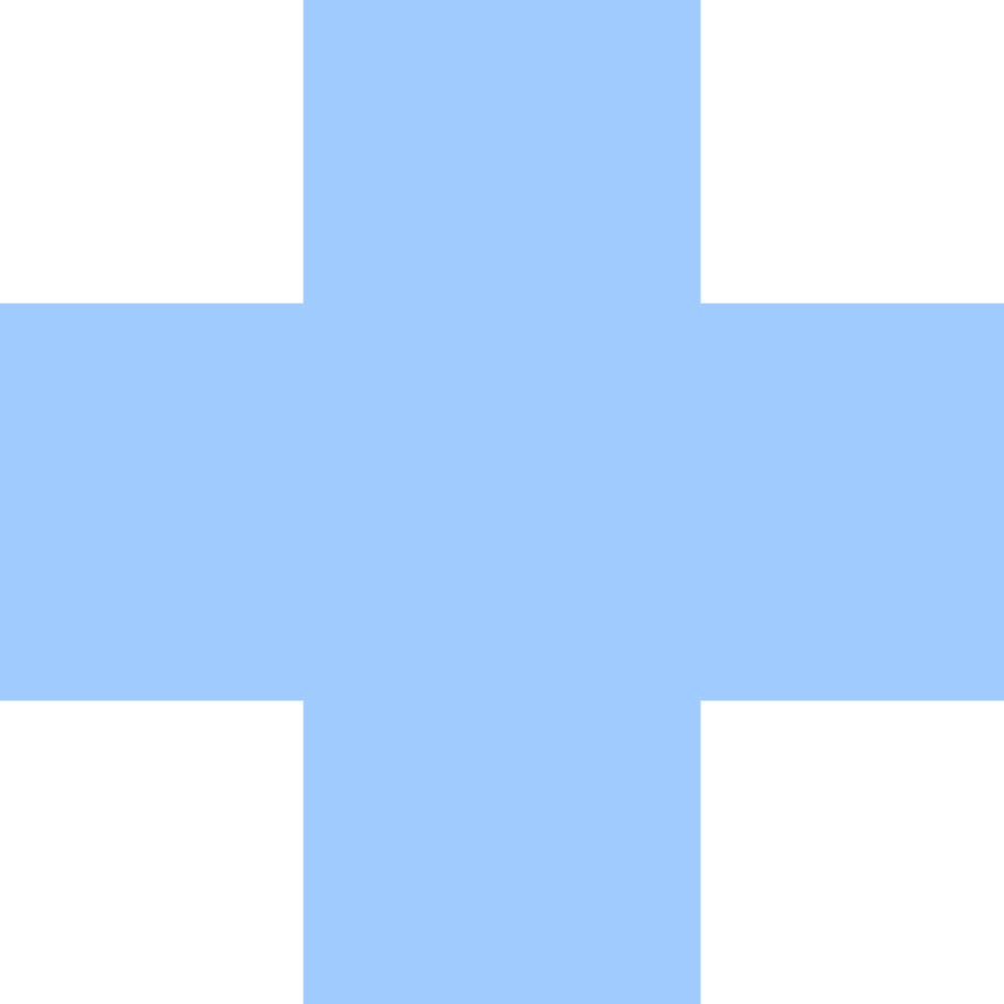 Light blue cross Illustration in PNG, SVG