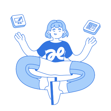 跳入虚拟现实的年轻女子 PNG, SVG