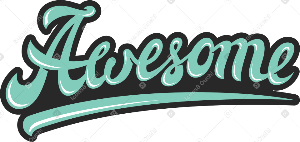 Awesome Illustration in PNG, SVG