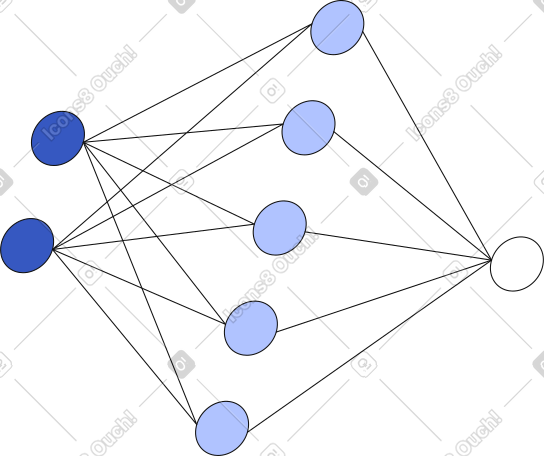Neural network PNG, SVG