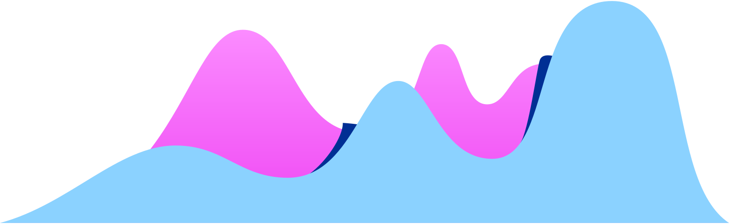 Wave charts Illustration in PNG, SVG