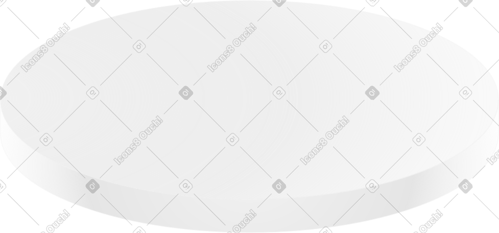 Shape of the white 3d disk PNG, SVG