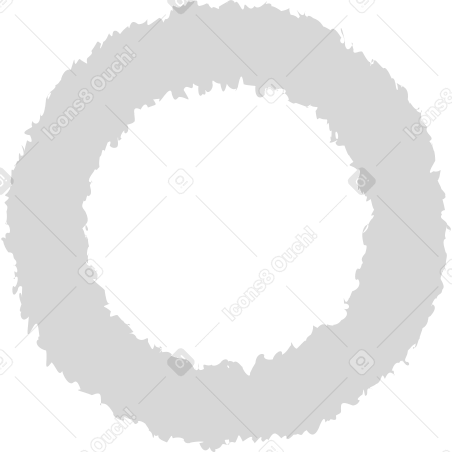 Ring grey Illustration in PNG, SVG