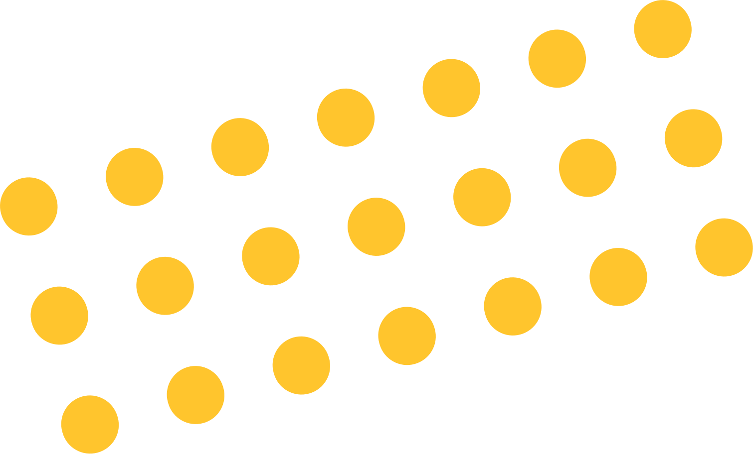 Yellow dots Illustration in PNG, SVG