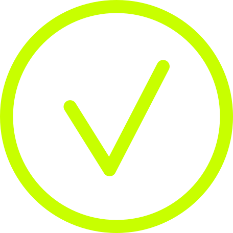 Green check mark in a circle Illustration in PNG, SVG