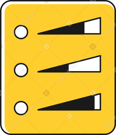 Levels Illustration in PNG, SVG