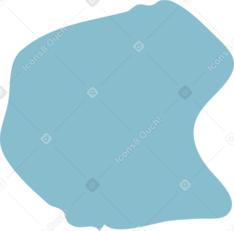 Blue polygon Illustration in PNG, SVG