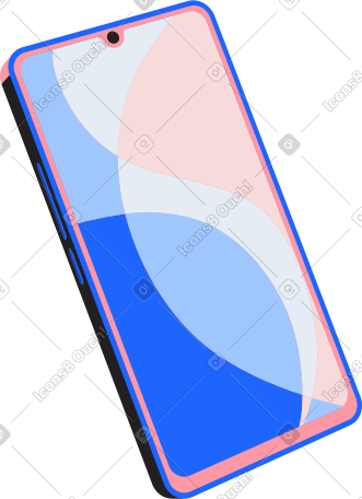 Smartphone front view PNG, SVG
