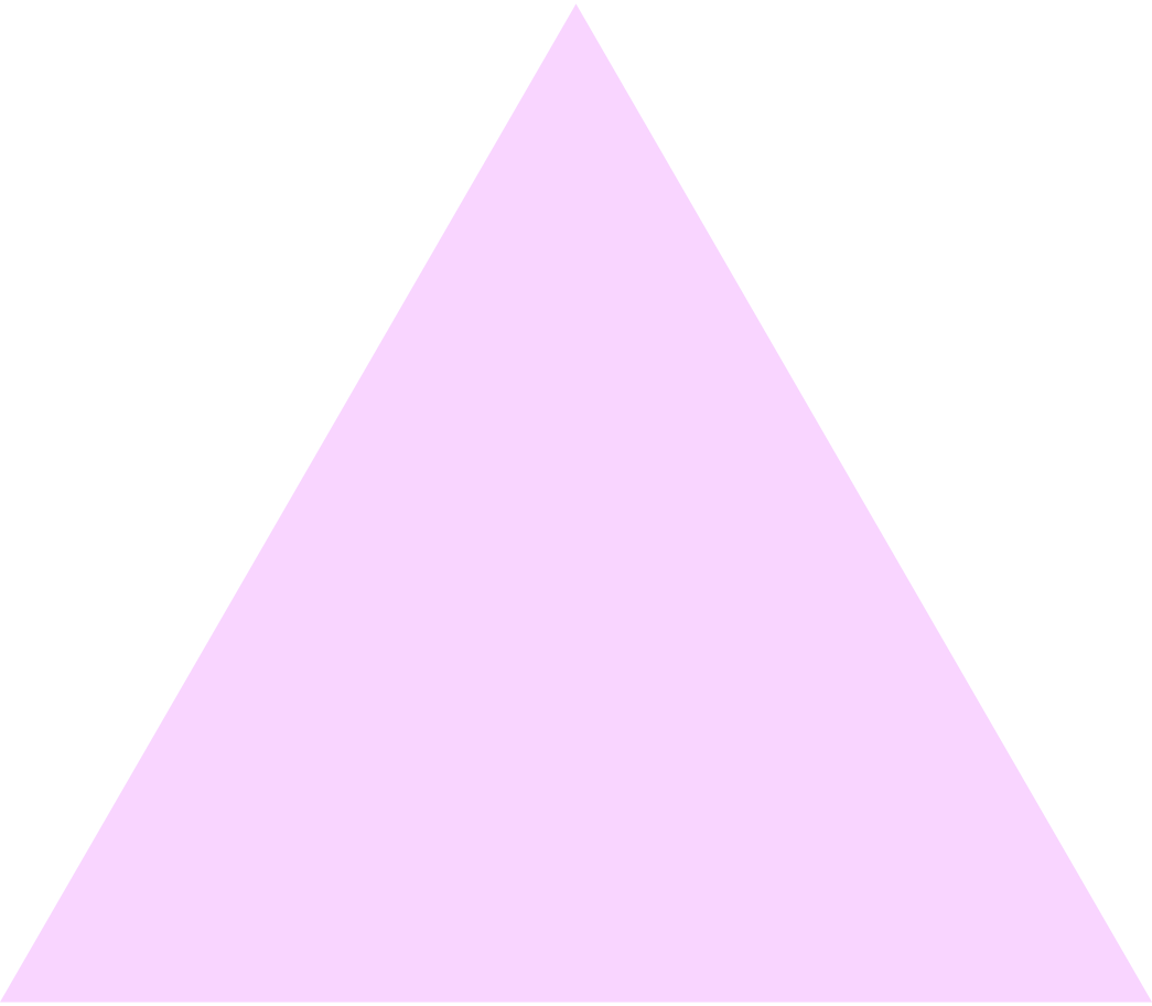 Pink triangle Illustration in PNG, SVG
