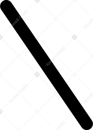 Black line thick Illustration in PNG, SVG