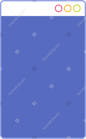 Empty interface message box Illustration in PNG, SVG
