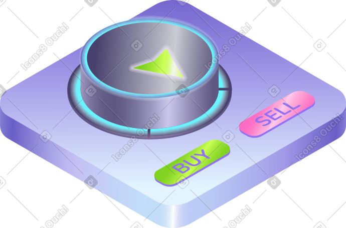 Control unit with switch and buttons PNG, SVG