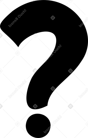 Big question mark PNG, SVG