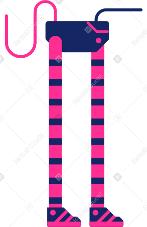 Robot feet Illustration in PNG, SVG