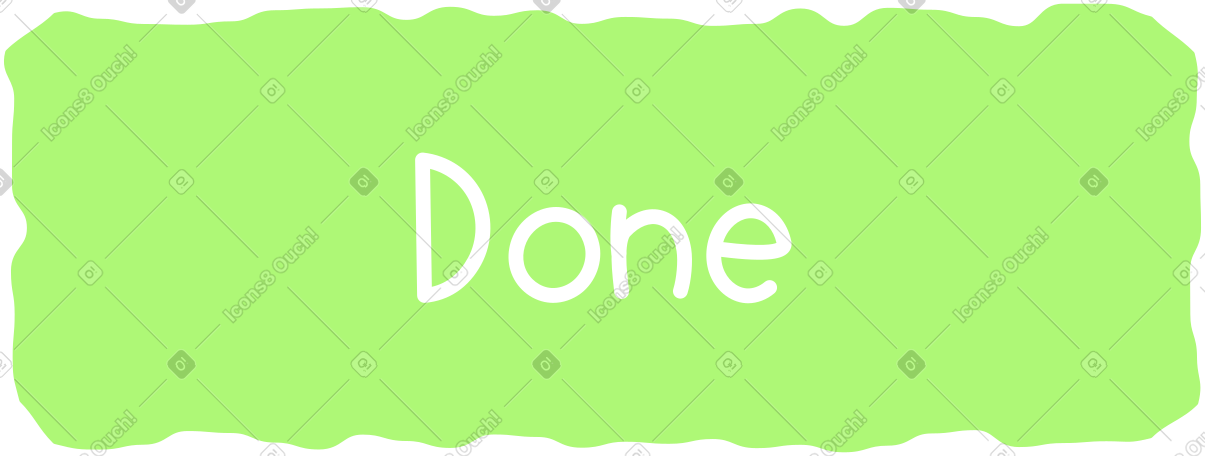 Done button PNG, SVG