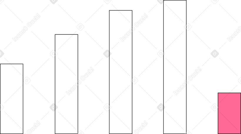 Statistics bars Illustration in PNG, SVG