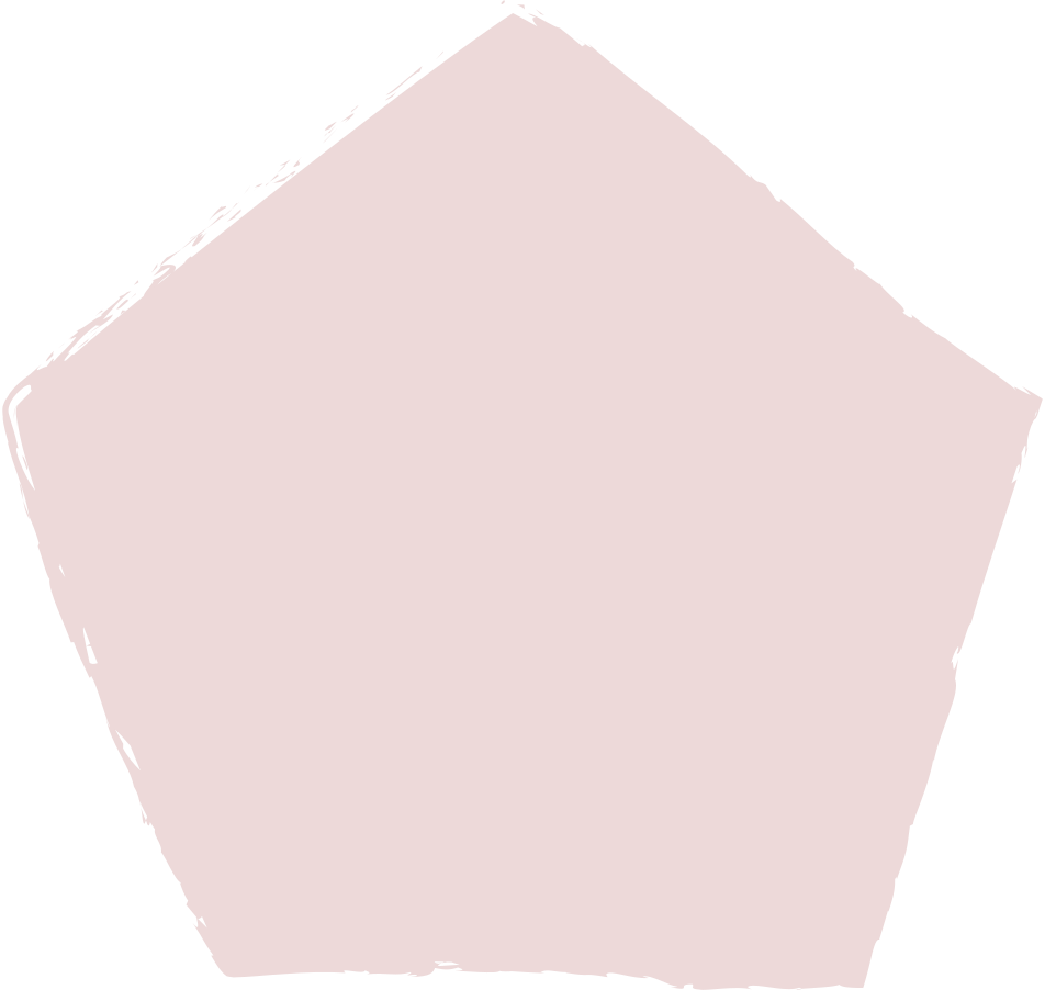 Pink pentagon Illustration in PNG, SVG