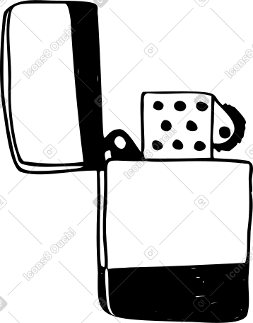 Vintage lighter PNG, SVG