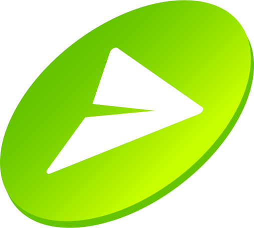 Send message button in perspective Illustration in PNG, SVG