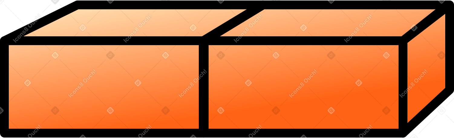 Two bricks Illustration in PNG, SVG