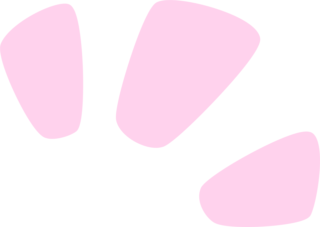 Three pink decorative lines Illustration in PNG, SVG