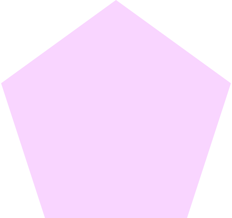 Pink pentagon Illustration in PNG, SVG