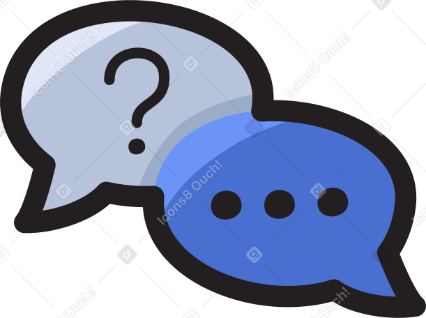 Question and answer PNG, SVG