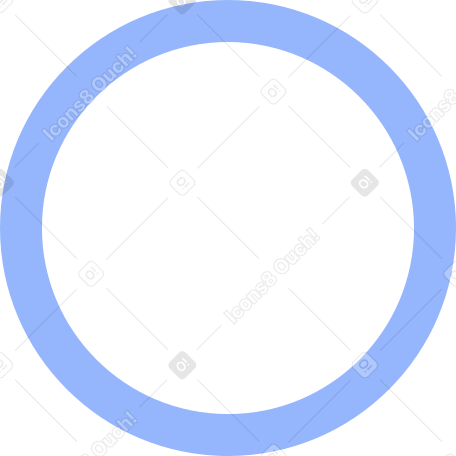 Blue ring Illustration in PNG, SVG