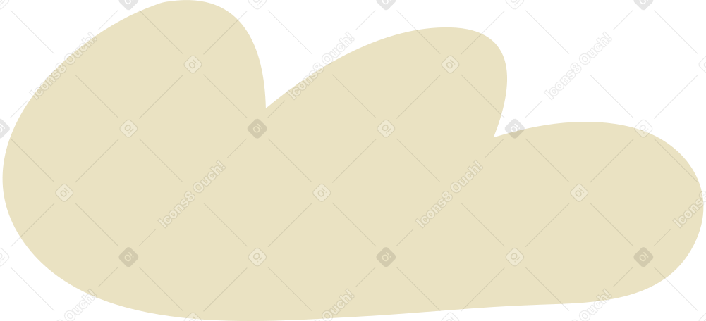 Beige cloud Illustration in PNG, SVG
