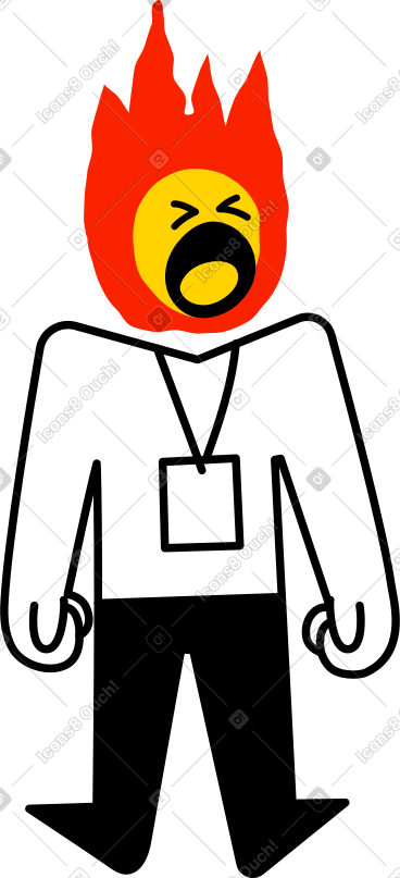 Fire head PNG, SVG