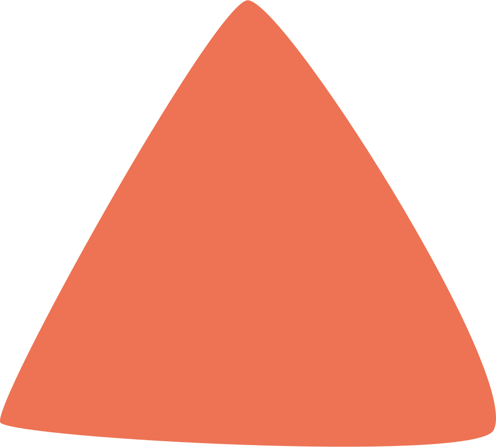 Orange triangle Illustration in PNG, SVG