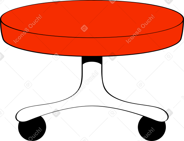 Red chair Illustration in PNG, SVG