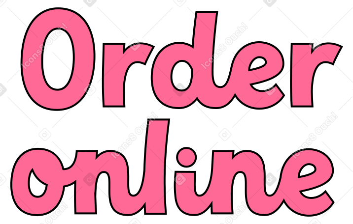 Order online Illustration in PNG, SVG