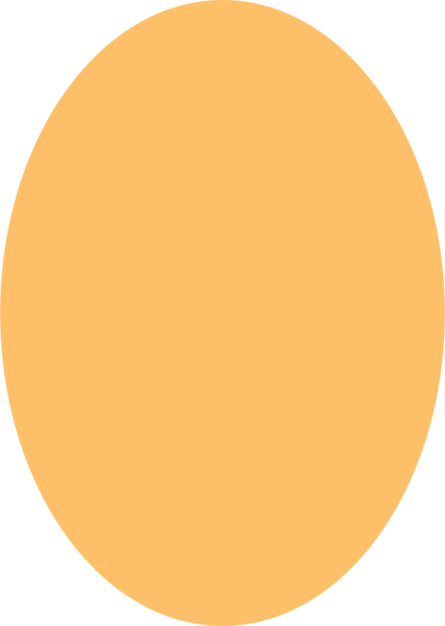 Orange ellipse Illustration in PNG, SVG