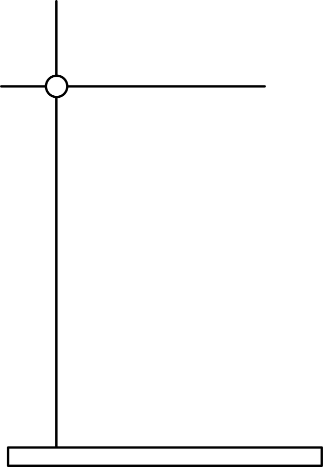 Retort stand Illustration in PNG, SVG