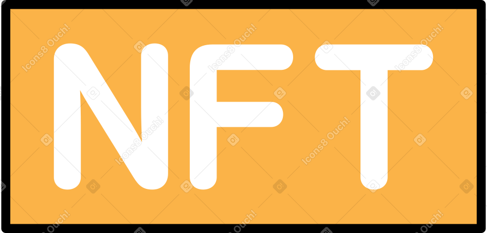 Nft sign Illustration in PNG, SVG