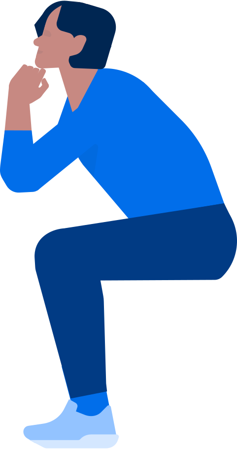 Man sitting Illustration in PNG, SVG