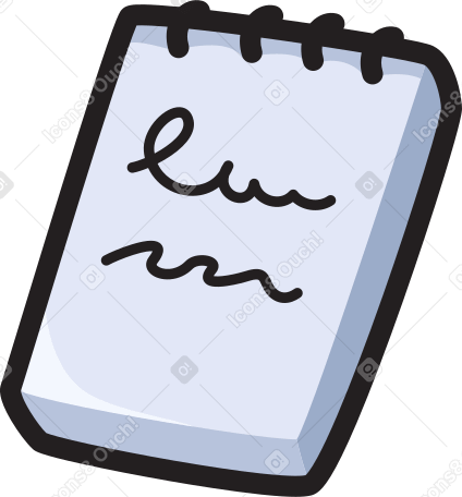 Bloc-notes PNG, SVG