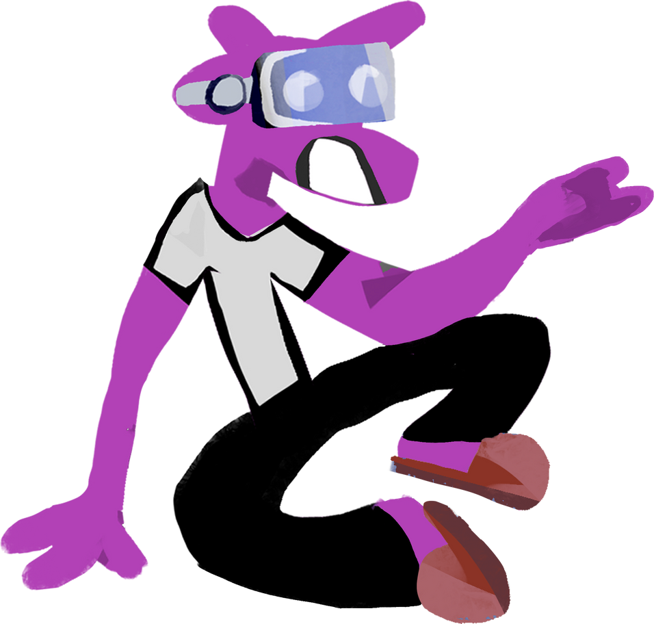 Sitting monster Illustration in PNG, SVG