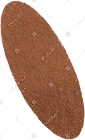 Brown oval Illustration in PNG, SVG