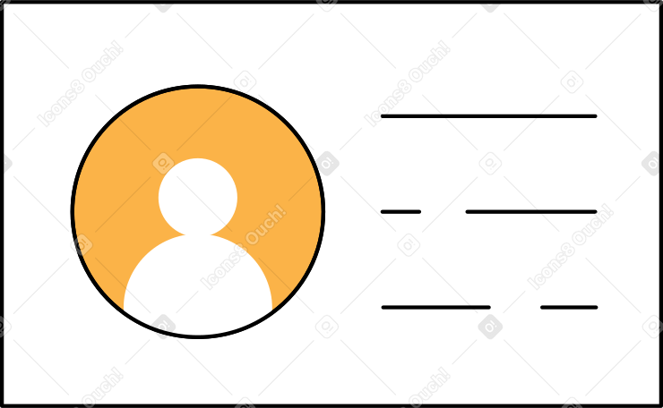 Patient label Illustration in PNG, SVG