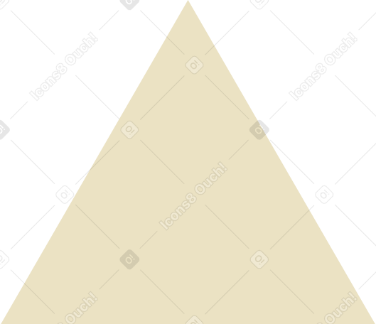 PNG 및 SVG의 Beige triangle 일러스트