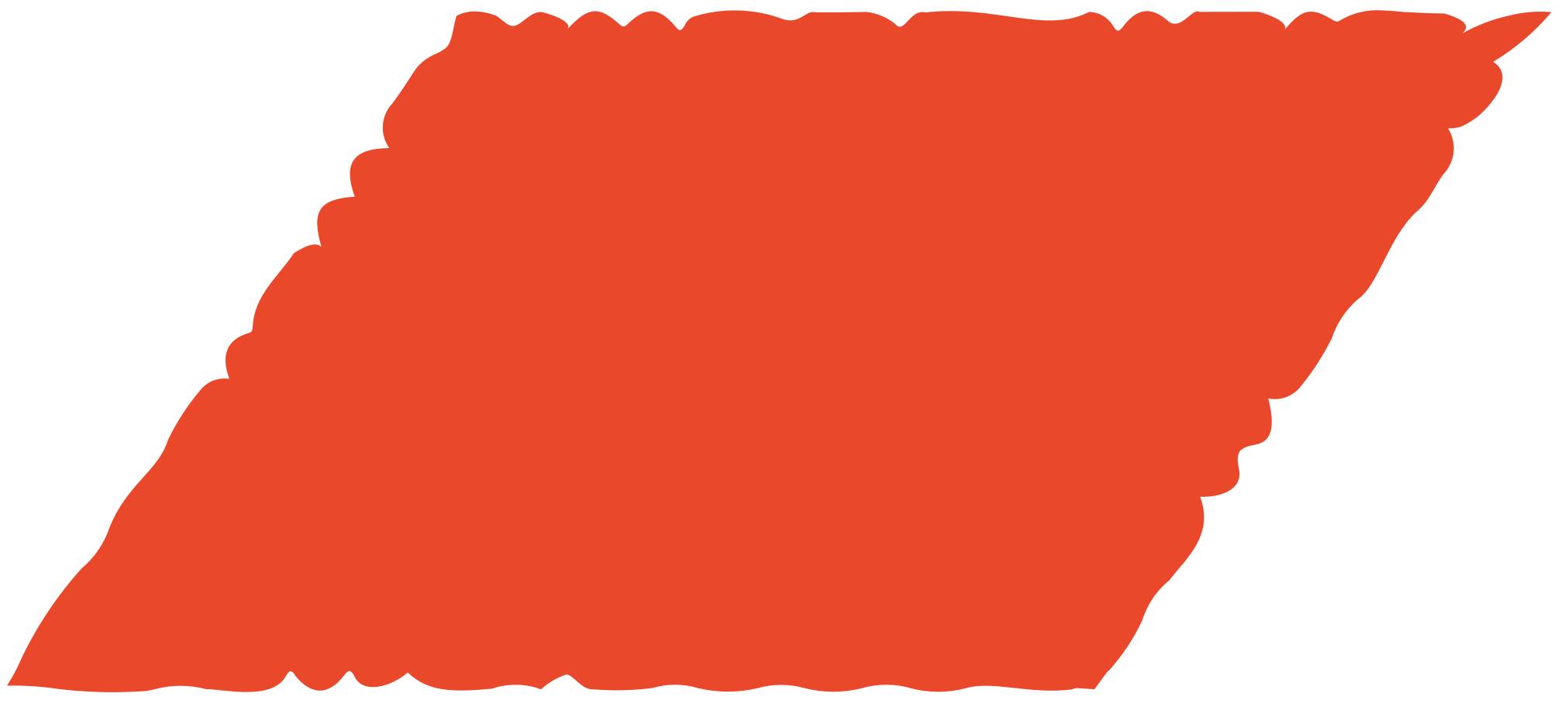 Red parallelogram Illustration in PNG, SVG