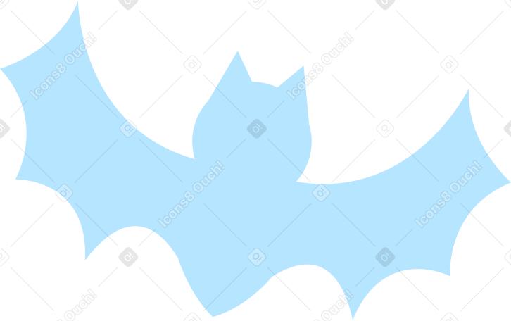Bat Illustration in PNG, SVG
