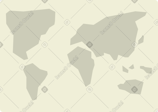 世界地图 PNG, SVG